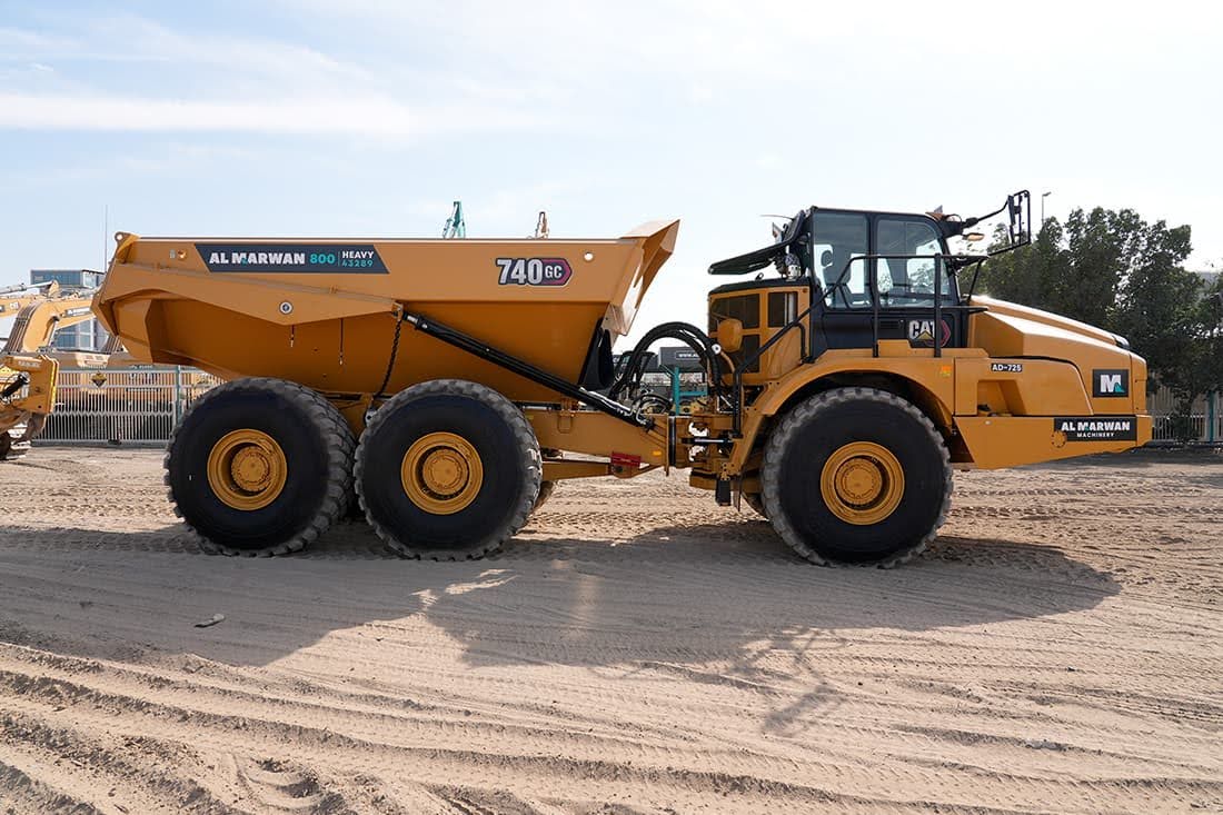 40 Ton CAT Articulated Dump Truck Added to Rental Fleet